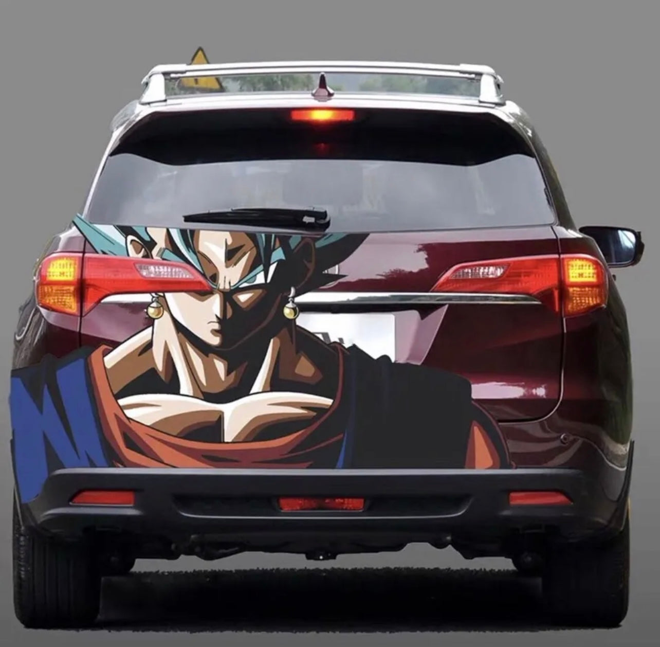 Anime Dragon Ball Goku Car Tail Wrap Fit With Any Cars Vinyl graphics ...